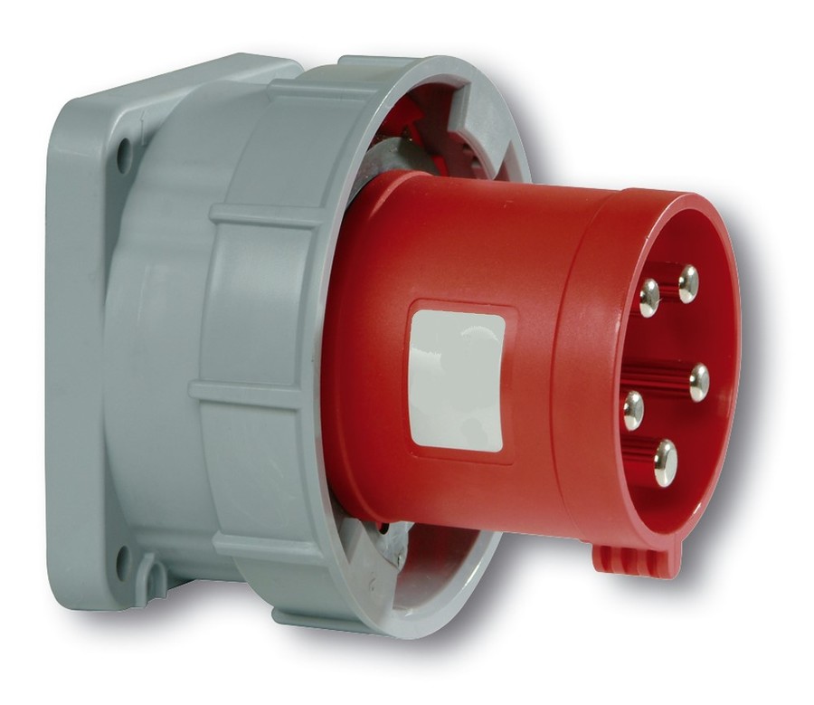 IP67 Male Inlet - 460B6W - Flange Mount Inlet - Globetron Controls Corp.
